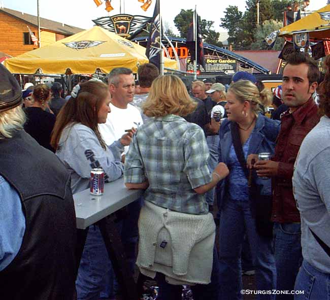 Sturgis Pictures - Roadhouse Bar Crowd