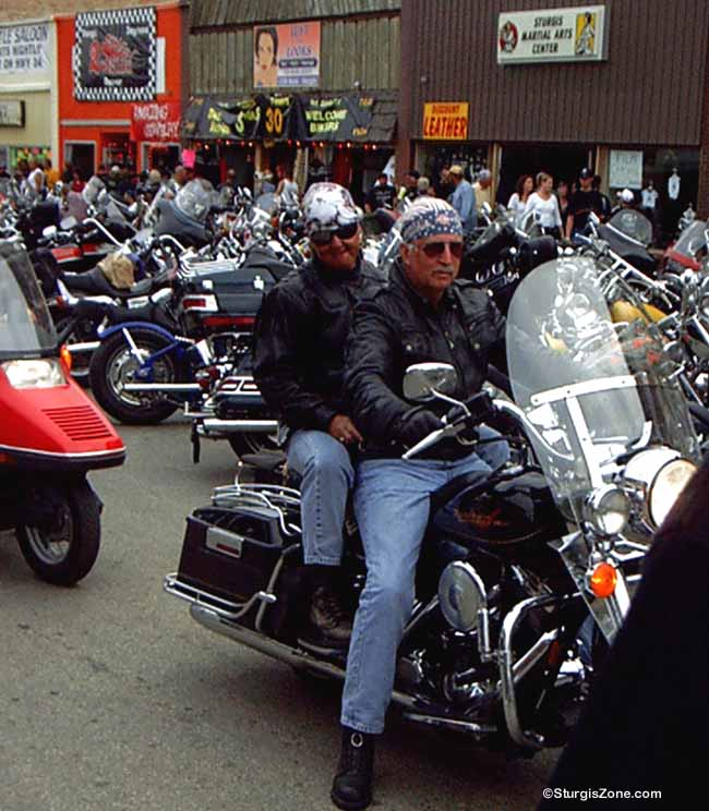 Sturgis SD Photos - biking befor a rain at Sturgis SD