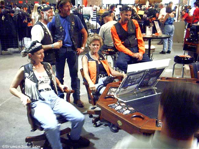 Card table in Sturgis South Dakota